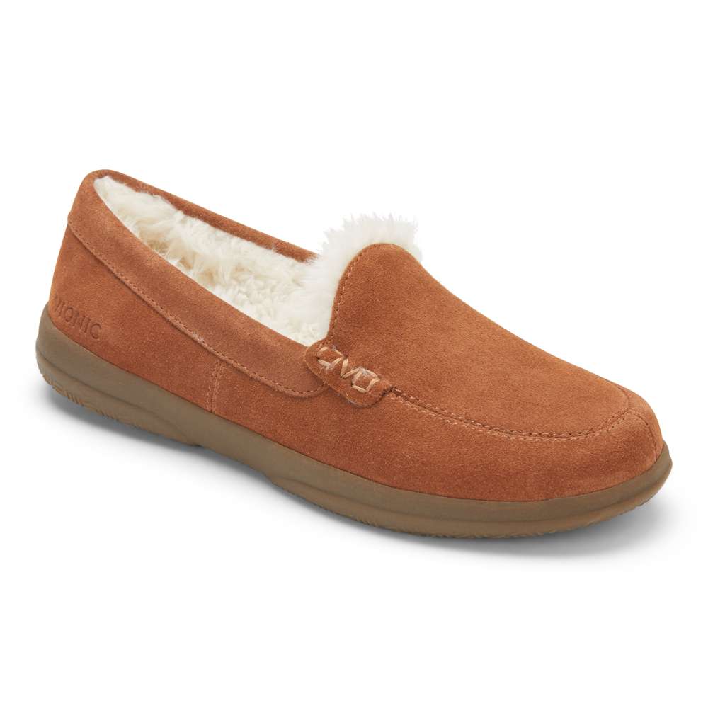 Lynez Slipper - Toffee – Vionic Shoes